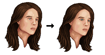 Pixel Portrait @ PixelJoint.com